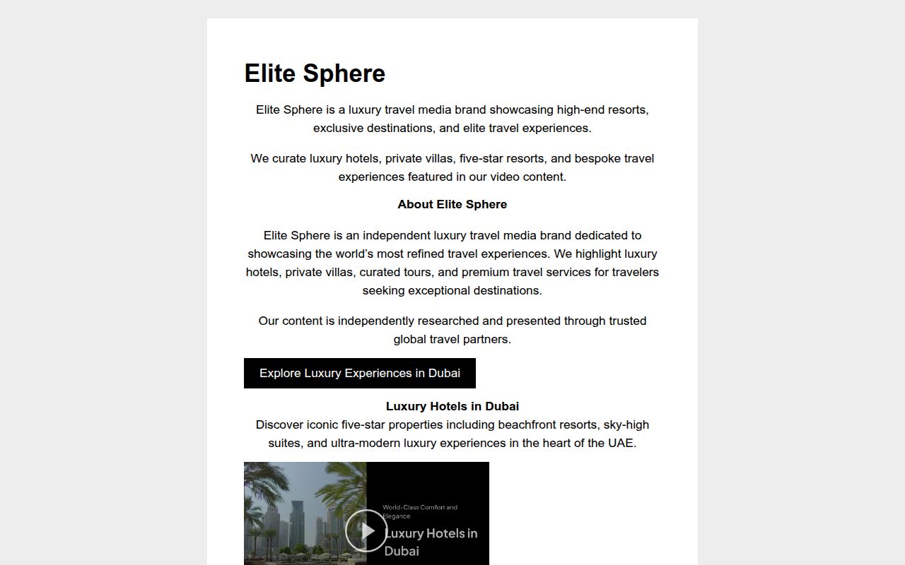 Elite Sphere